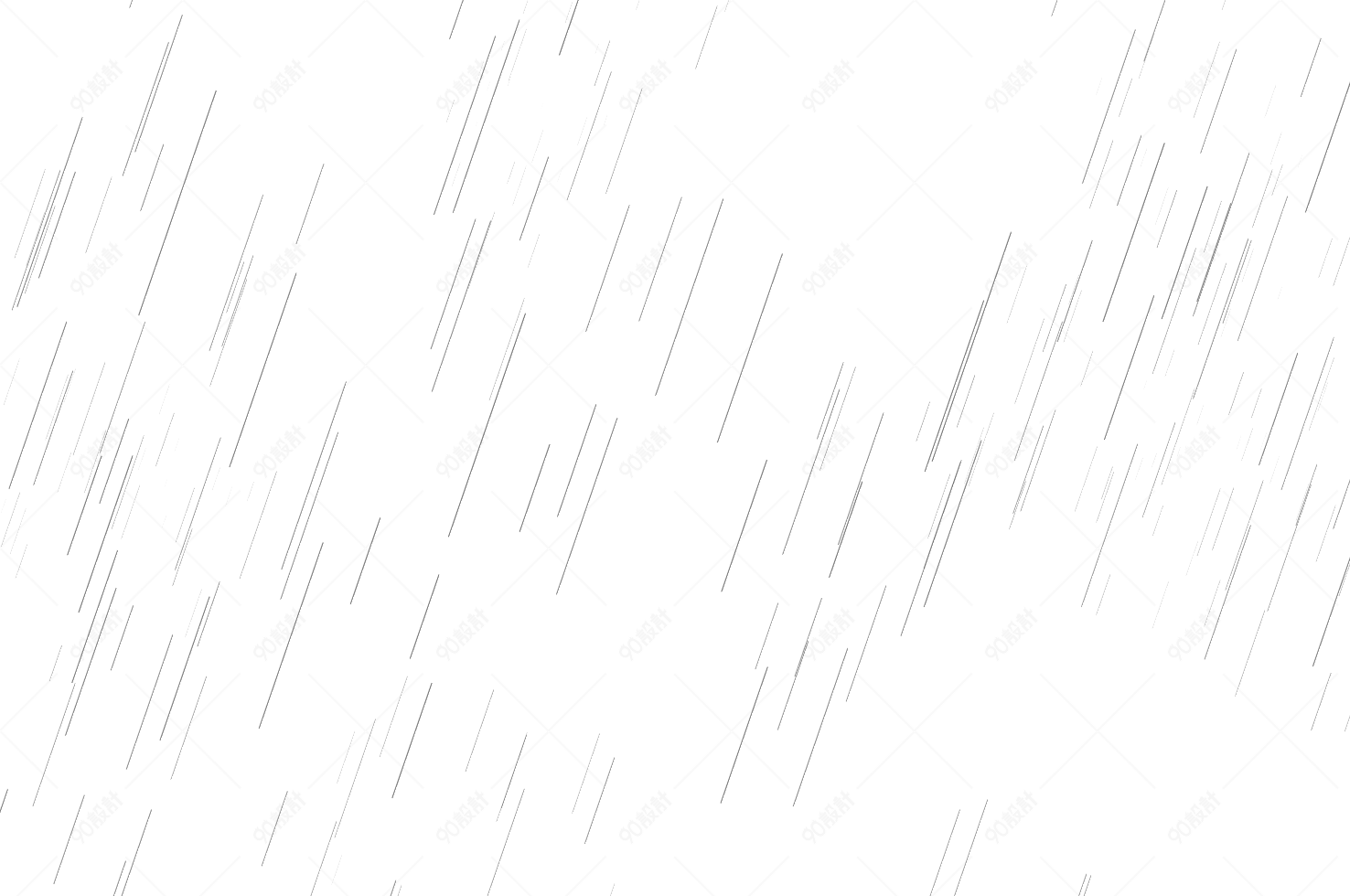 下毛毛细雨免抠元素PNG 90设计网