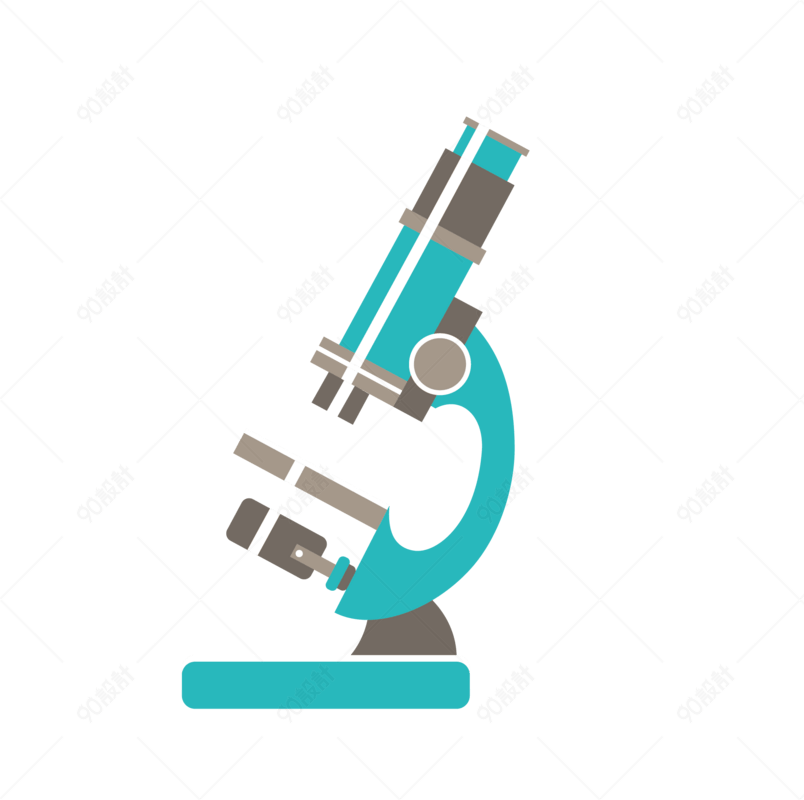 卡通显微镜【免抠元素PNG】-90设计网