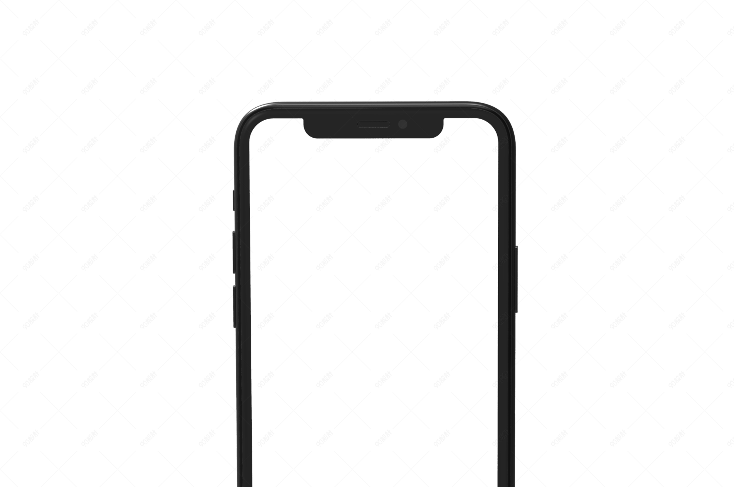 手机模型边框免抠素材【免抠元素PNG】-90设计网