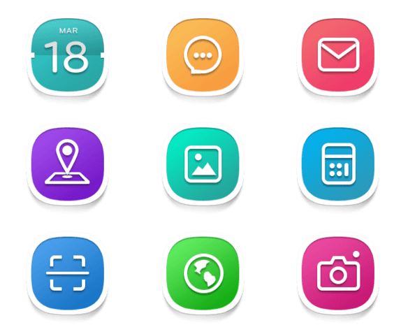 手机icon设计模板_手机icon图片大全_免费下载-90设计网