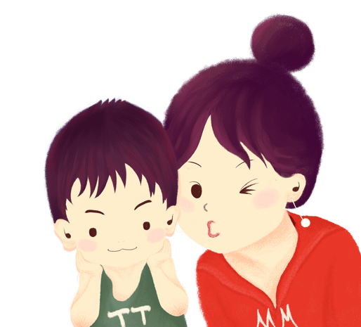 卡通亲子图片大全_卡通亲子图片素材【PNG免费下载】-90设计网